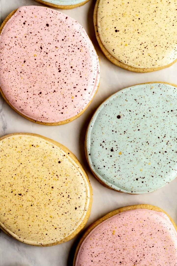 Speckled Egg Cookies - Little Vintage Baking