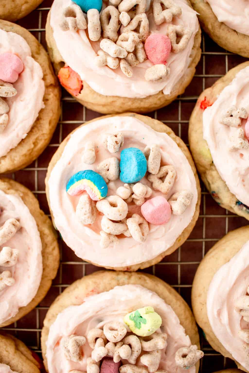 Lucky Charms Cookies - Little Vintage Baking