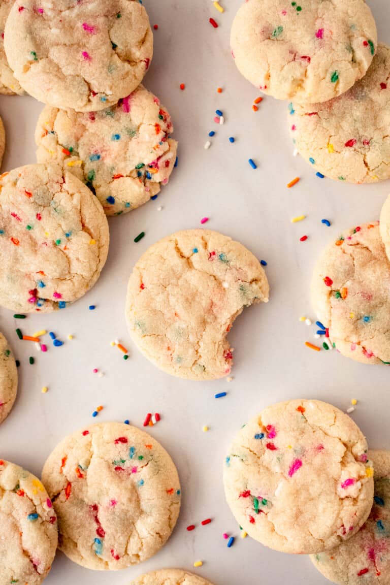 Sprinkle Sugar Cookies - Little Vintage Baking